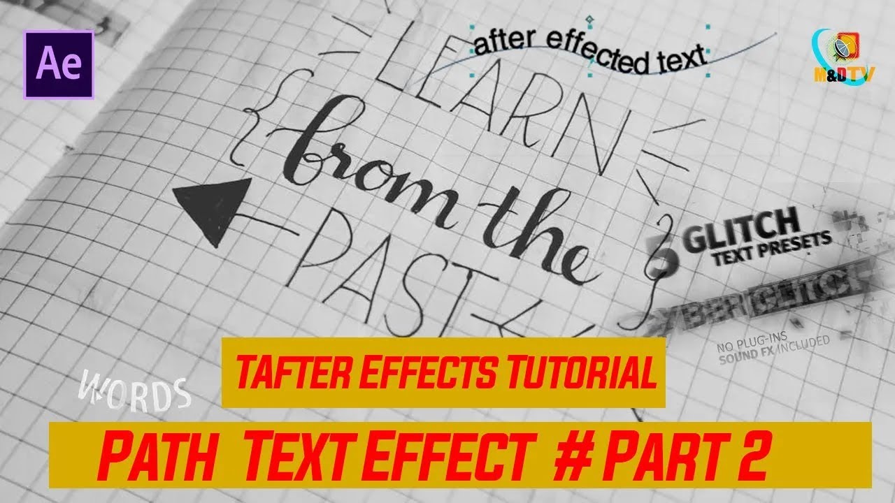 How to Use Path Text Effect for Advanced Typo Animation # Part 2 | Urdu ...