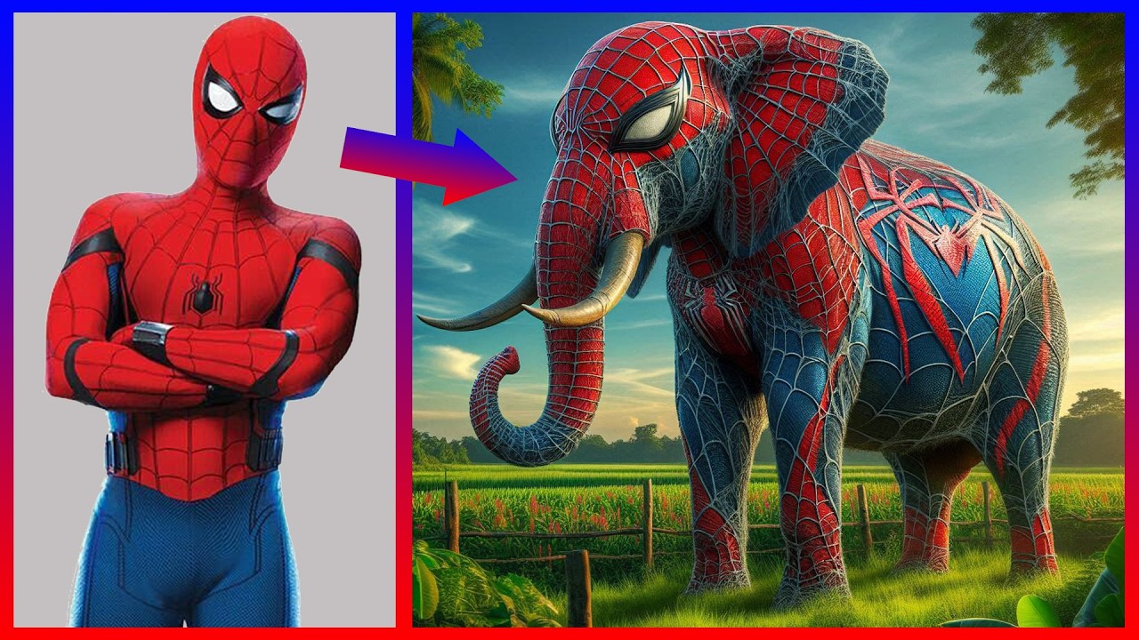AVENGERS But ELEPHANT 🐘 VENGERS ⚡ ( Marvel & DC ) All Characters ⭐ 2025 ...