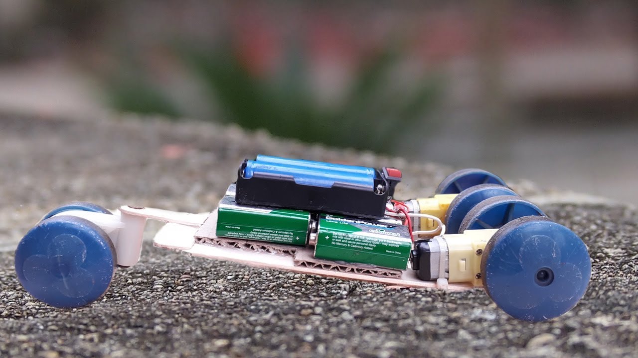 2 Simple Toys Car from Old Baterry - YouTube
