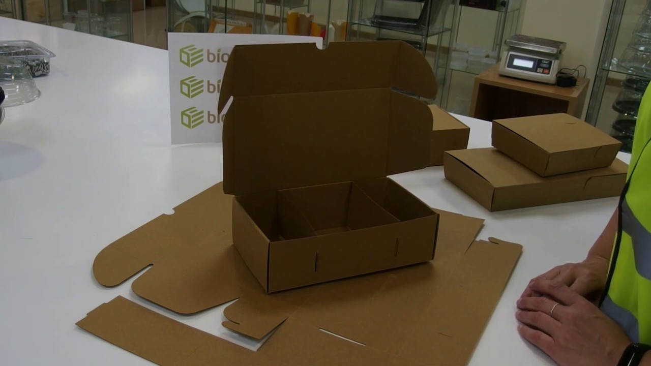CAJAS cartón ecológicas para envasado - YouTube