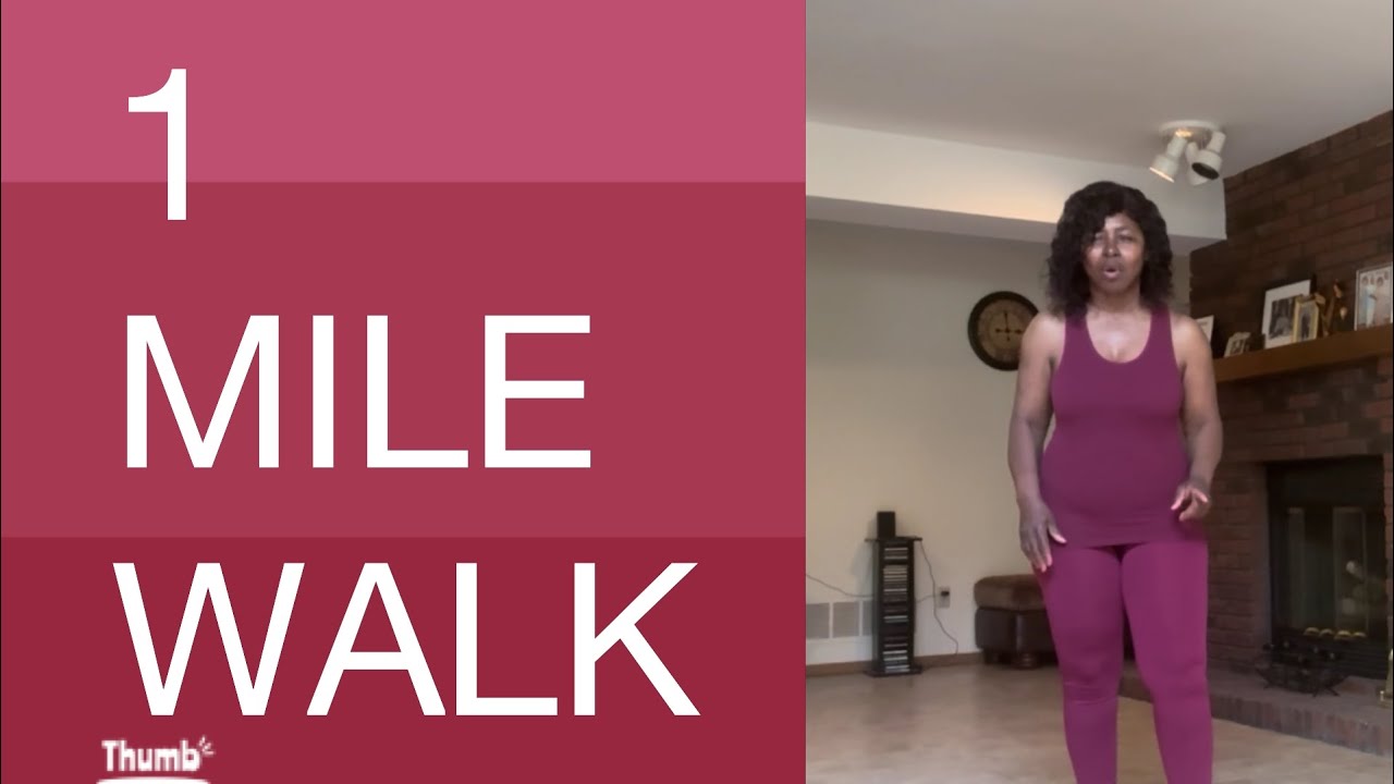 1 Mile 15 Minute Walk Fitness Exercise For Healthy Body For Healthy ...