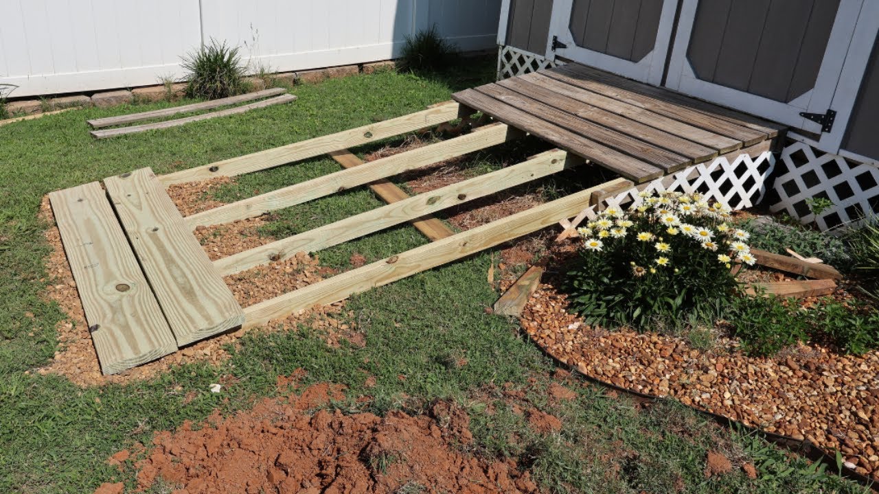 Shed Ramp Extension - YouTube