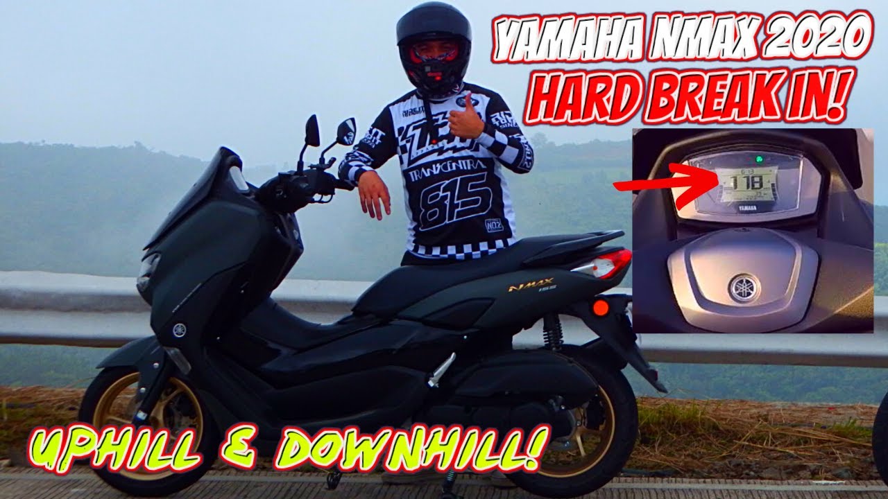 NMAX 2020 HARD BREAK IN! | TCH HARD BREAK IN | TOP SPEED TEST! - YouTube