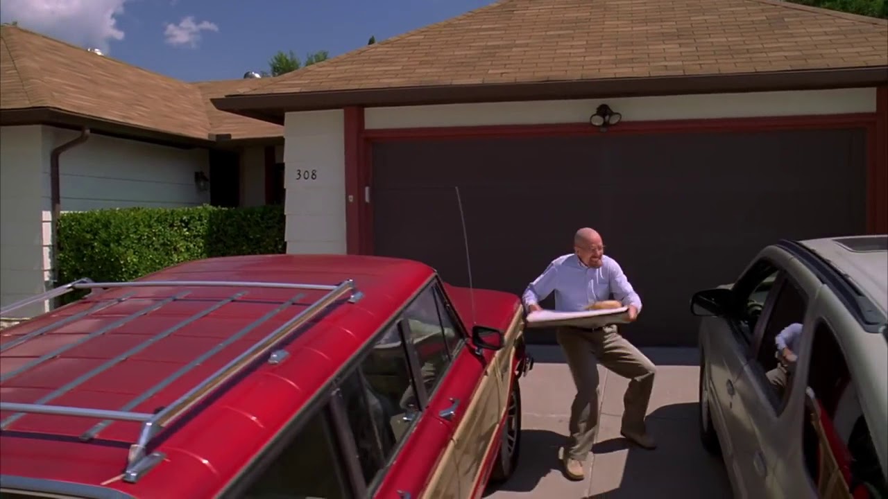 Breaking Bad Walter White Throws Pizza on Roof [high quality] - YouTube