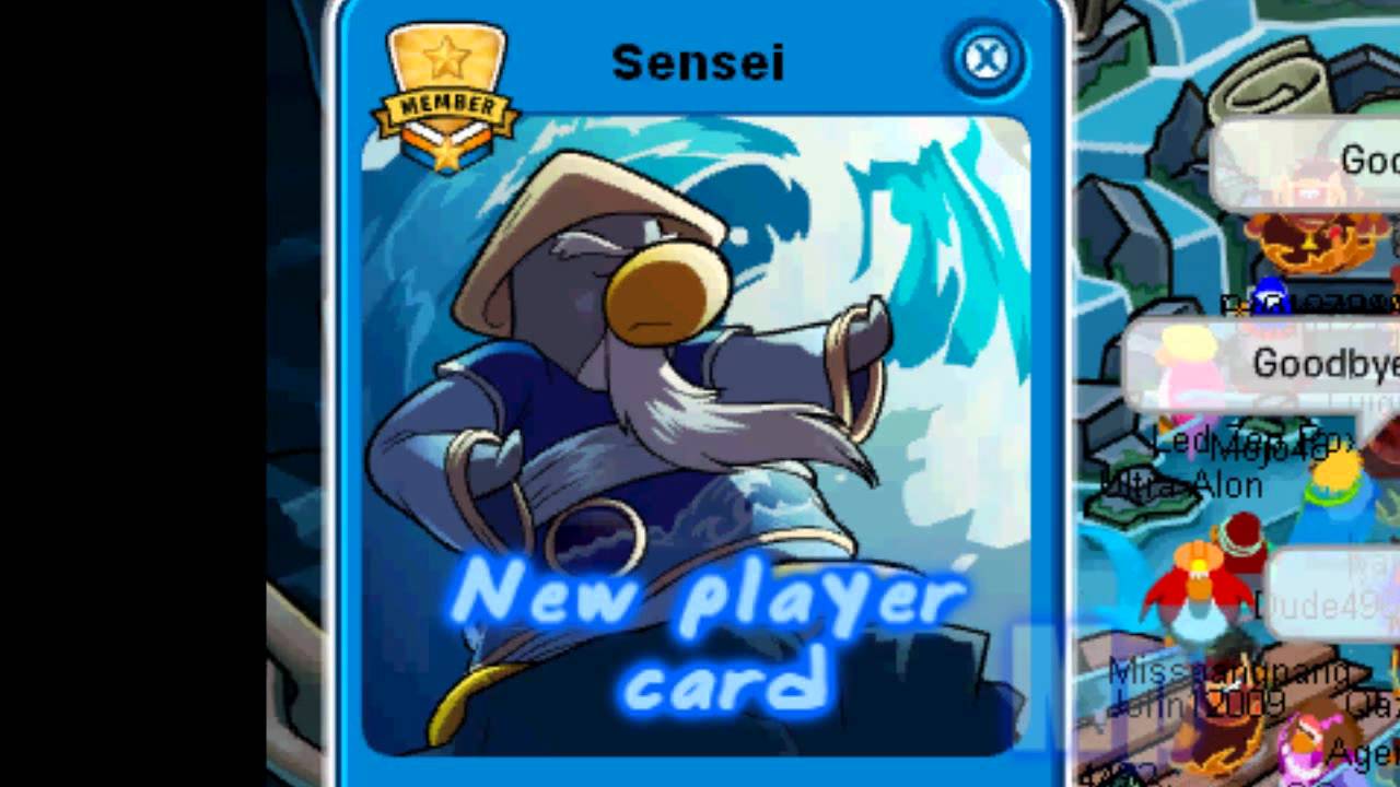Club Penguin - Meeting Sensei ~ Water Dojo November 2010 - YouTube