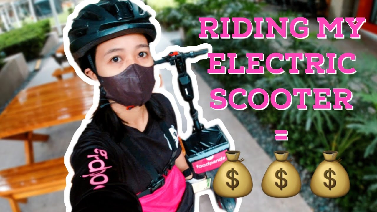 HOW I MAKE MONEY RIDING MY ELECTRIC SCOOTER | Electric Scooter Delivery ...