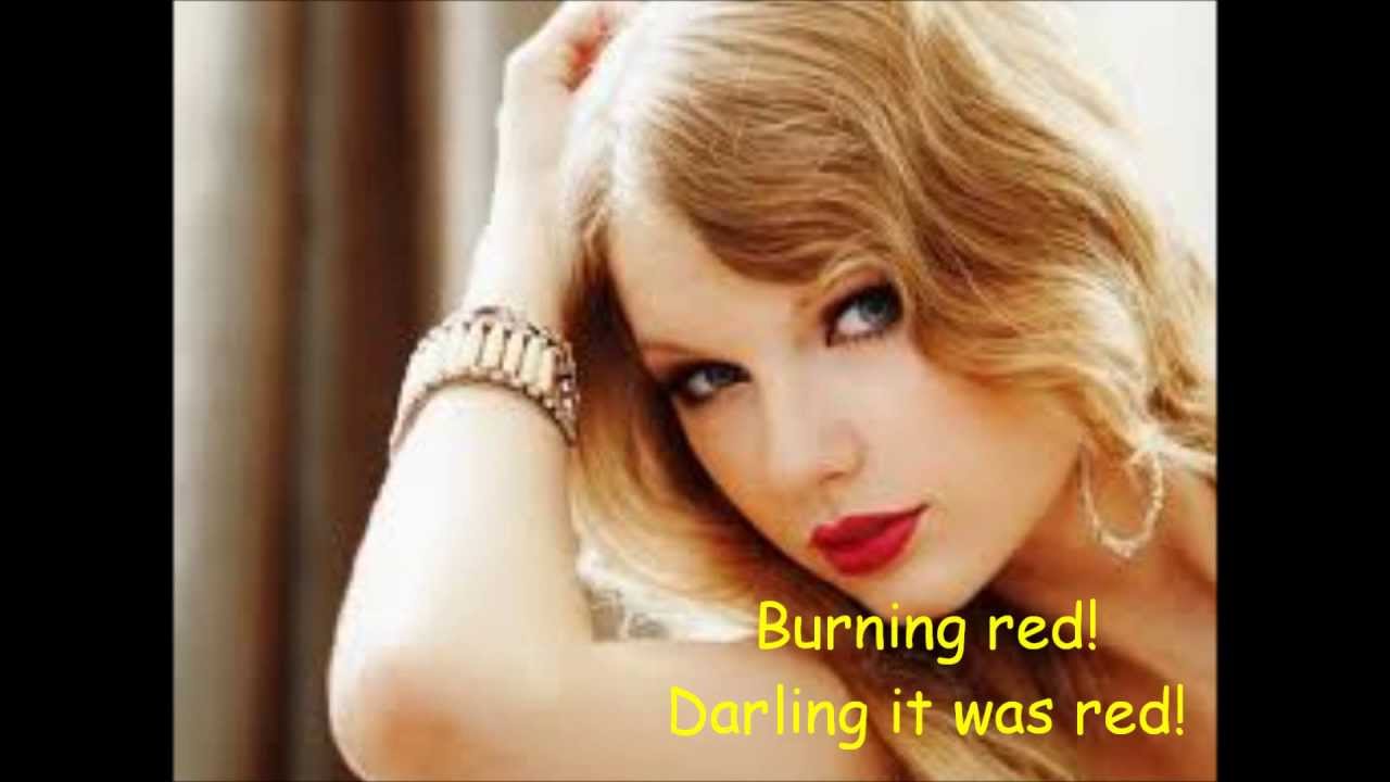 Red - Taylor Swift (lyrics) - YouTube