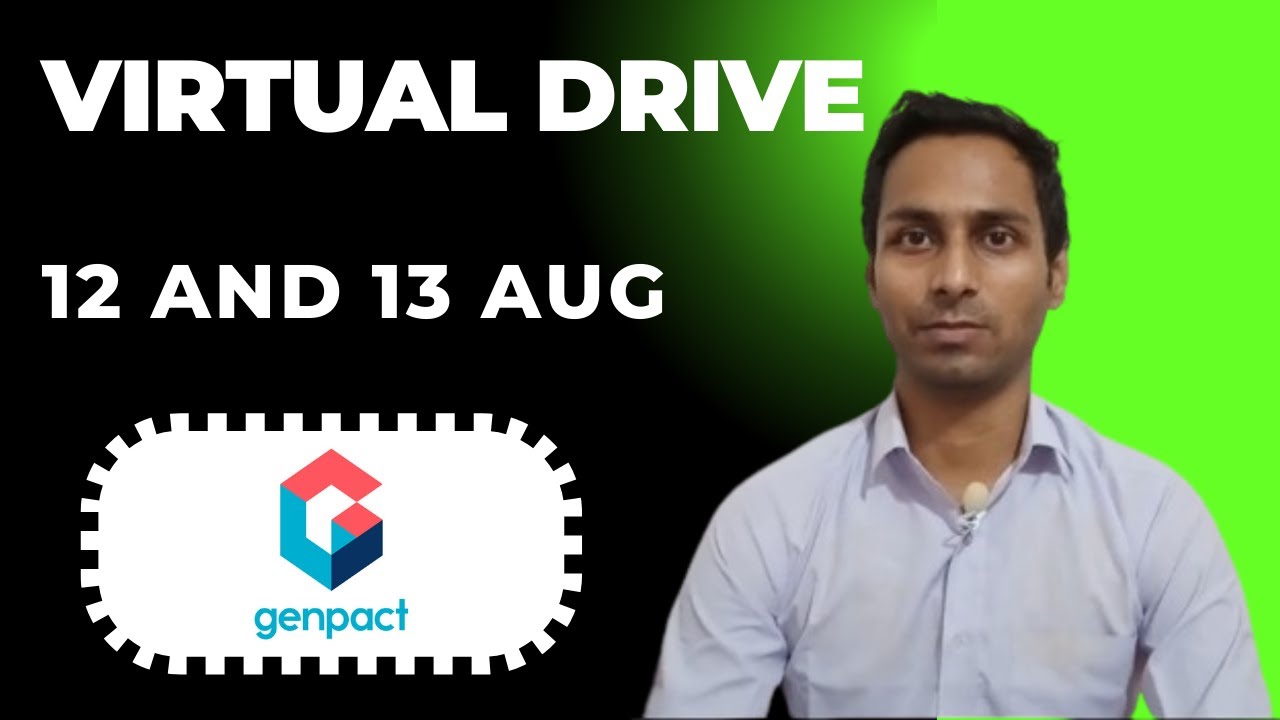 Genpact virtual drive #interview - YouTube