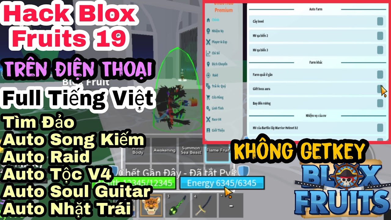 Cách Hack Blox Fruits 19 Không Get Key Trên Điện Thoại - MENU TIẾNG ...