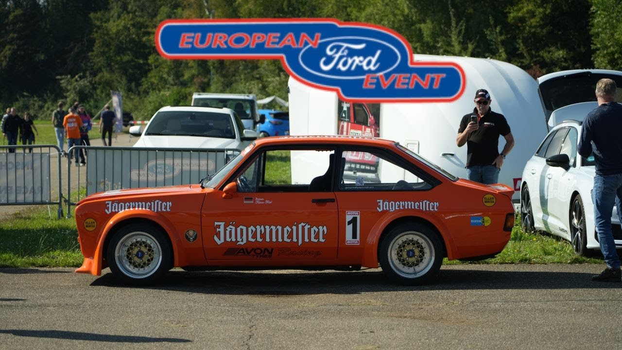 European Ford Event 2024 (4K) Concours + Dragraces + Slalom - YouTube