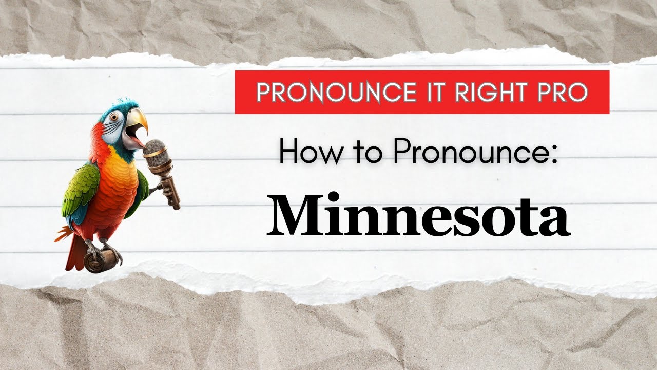 How to Pronounce: Minnesota - YouTube