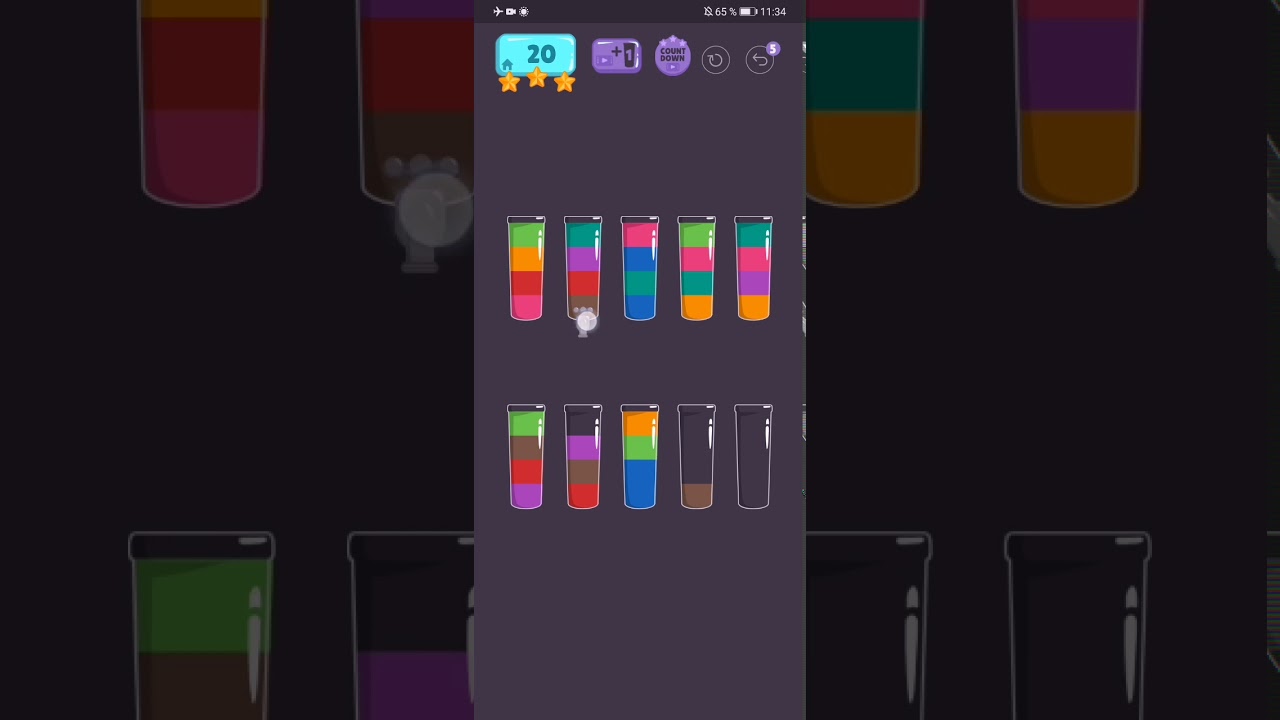 Cups - Water Sort Puzzle Level 20 Walkthrough Solution Android/iOS ...