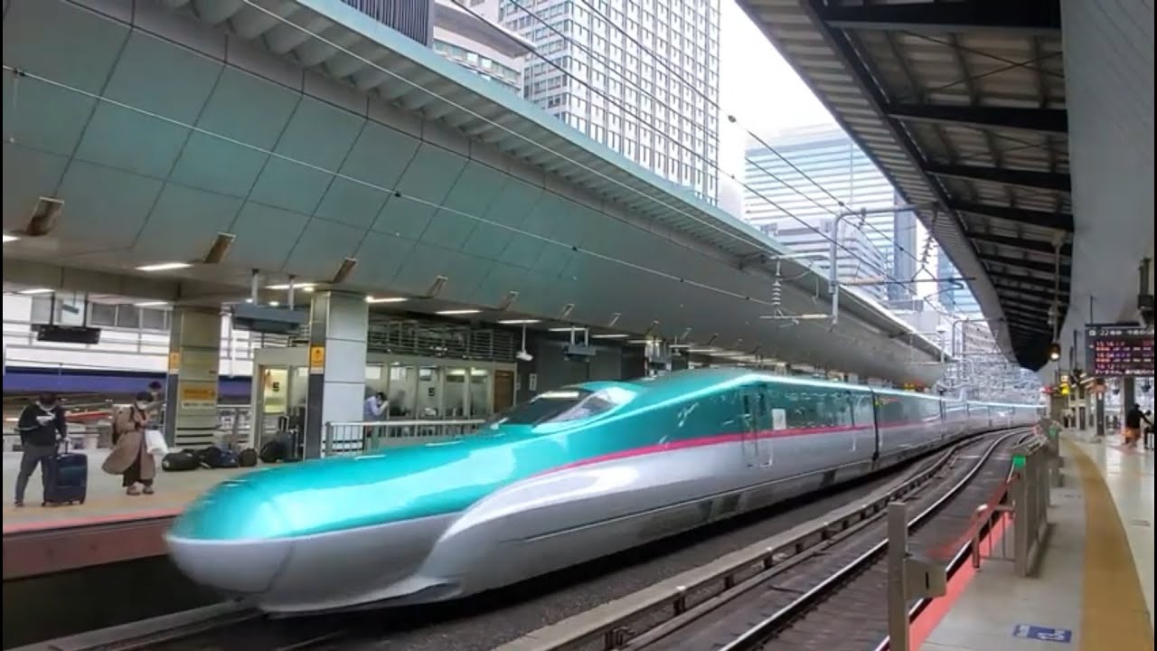 東京駅 午後15:23入線｢E5系U33編成やまびこ56号 東京行き｣ - YouTube