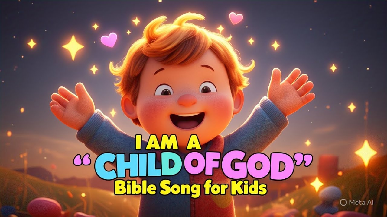 Kids Animated Bible Song with Lyrics/I AM A CHILD OF GOD ABOVE - YouTube