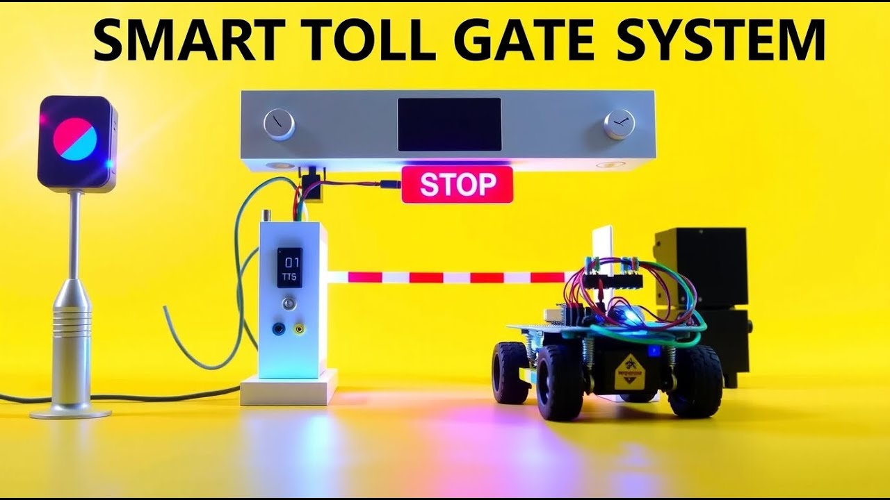 Auto Toll Gate Project Ueing Arduino UNO and ultrasonic sensor #fypシ ...