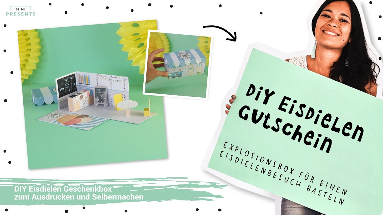 DIY Gutschein zum Eis essen basteln | Eisdiele Gutschein originell ...