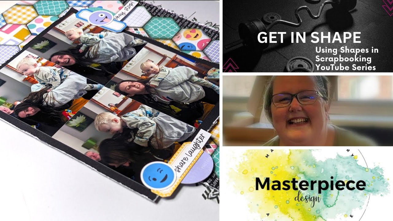 Scrapbook Process #144 Okay Enough: Get In Shape Hop: Masterpiece ...