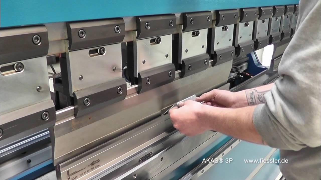 Durma Press Brake with Fiessler AKAS-3P Laser - YouTube