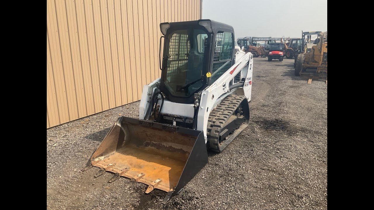 8734 - 2017 Bobcat T450 Compact Track Loader - YouTube