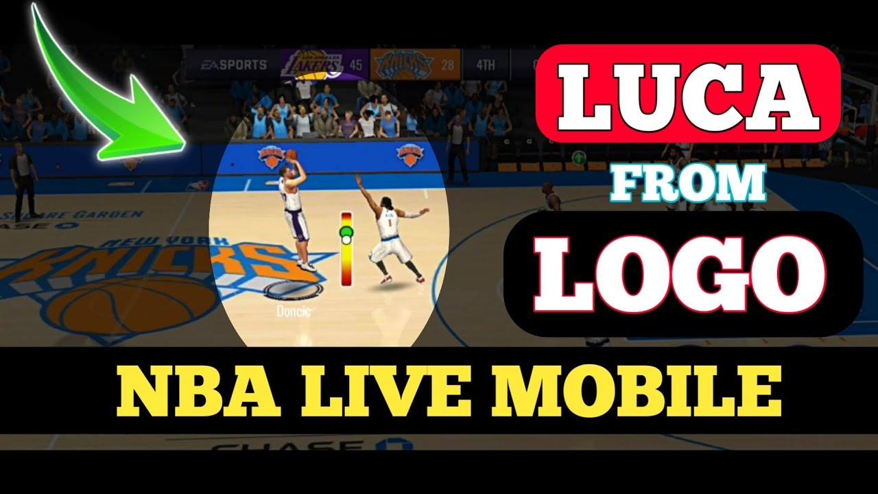 LUCA DONCIC " FROM LOGO " | NBA LIVE GAME | NBA MOBILE GAMEPLAY - YouTube