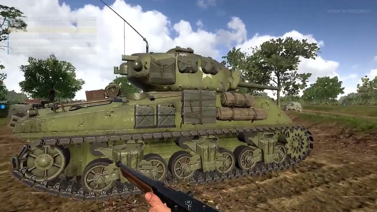 Sherman tank gameplay ... hell let loose - YouTube