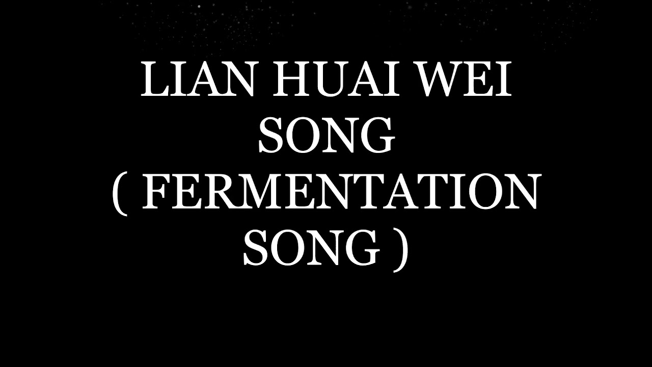 LIAN HUAI WEI Song ( FERMENTATION song ) - YouTube