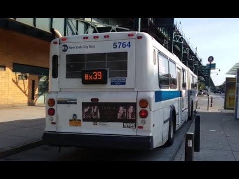 MTA: 2003 New Flyer D60HF "Galaxy" Articulated [5764] Bx39 bus - YouTube