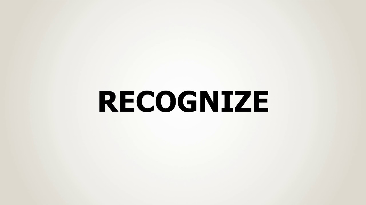 How to Pronounce Recognize - YouTube