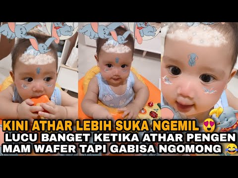 LUCU BANGET !! Ketika Athar Pengen Ngemil Tapi Belum Bisa Bicara 😂