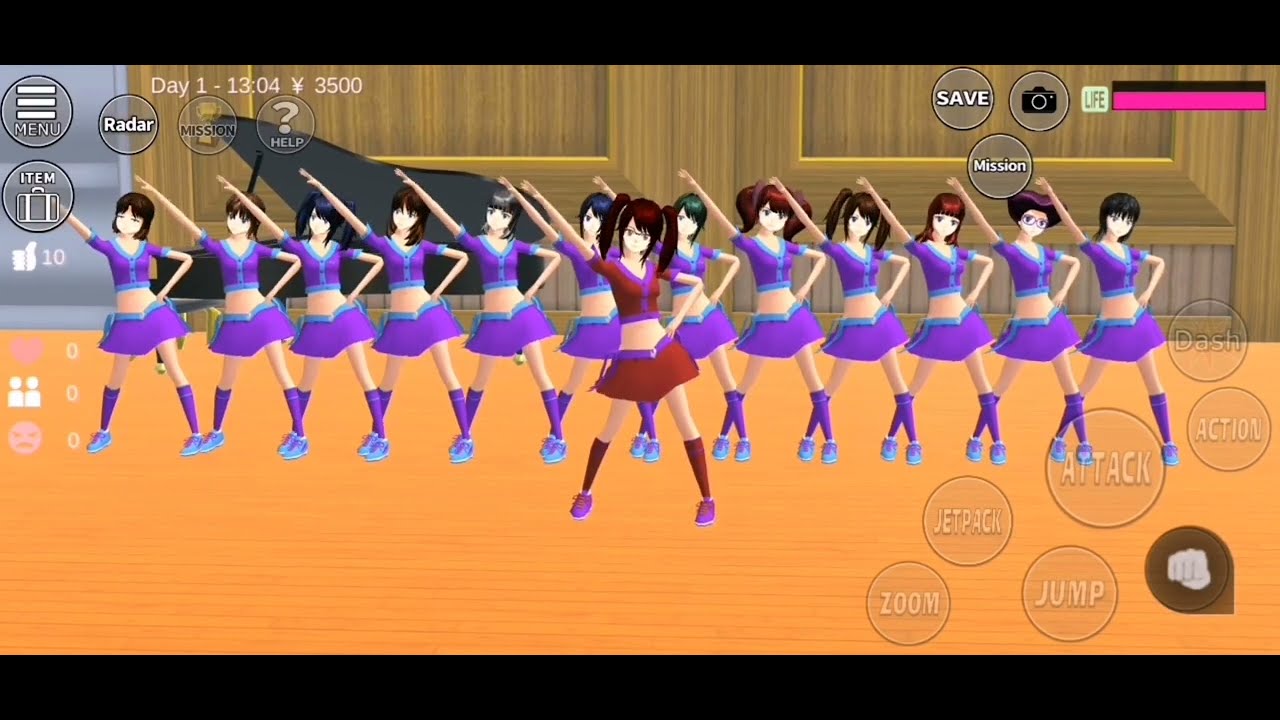 How To dance i | Sakura school simulator | Dance tutorial | Dance Mist ...