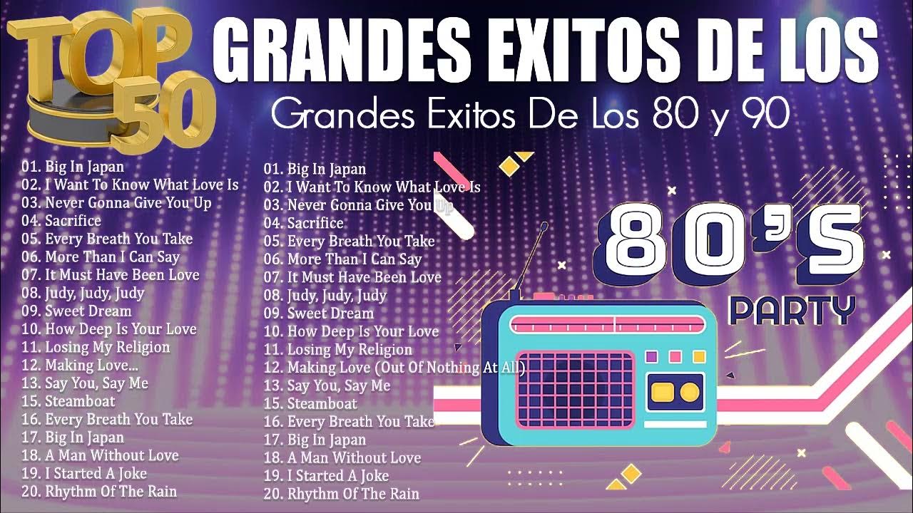 Musica De Los 80 En Ingles - Grandes Éxitos De Los 80 - Las Mejores ...