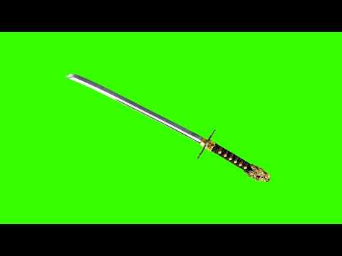 samuri magical sword green screen effect - YouTube