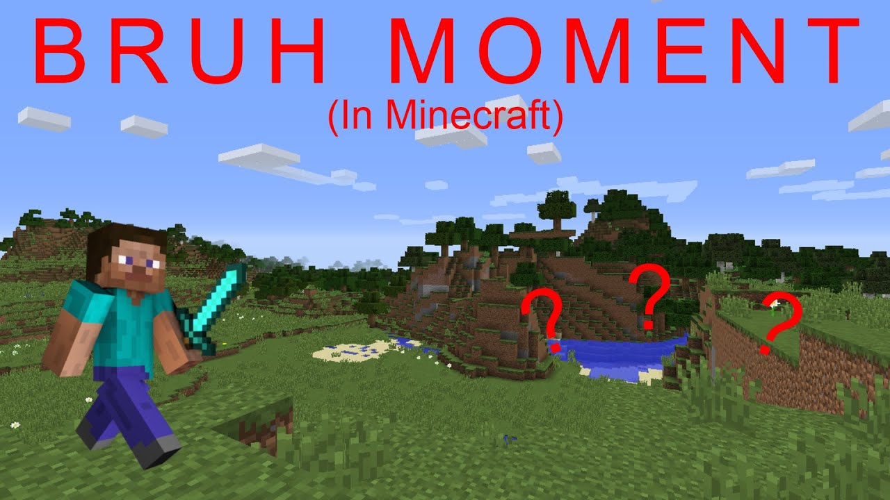 A Minecraft Bruh Moment - YouTube
