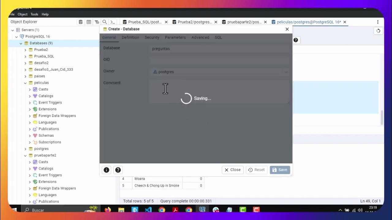 Prueba SQL Desafio Latam Juan Cid - YouTube