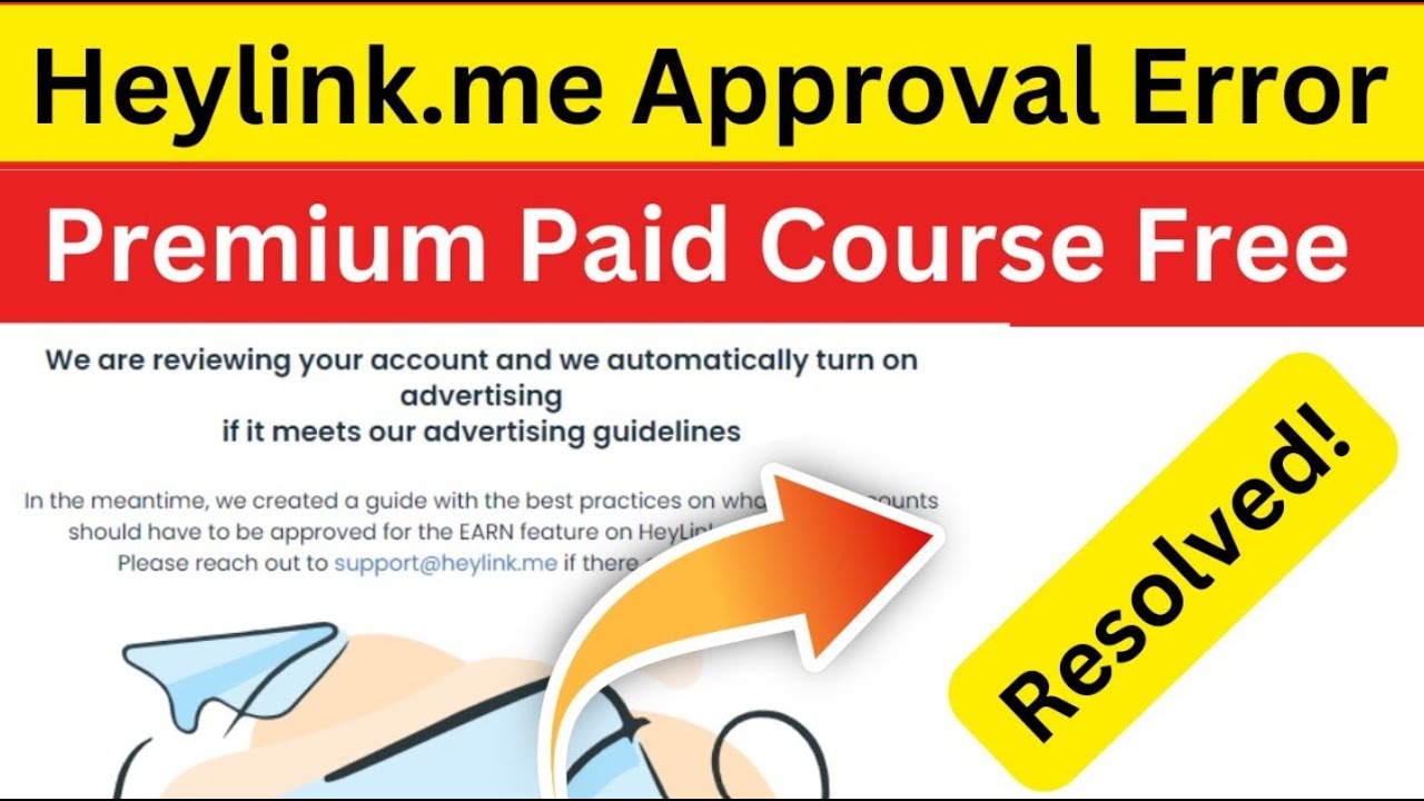 How to Get Heylink Approve in 24 Hours || How to Get Active Dashboard ...