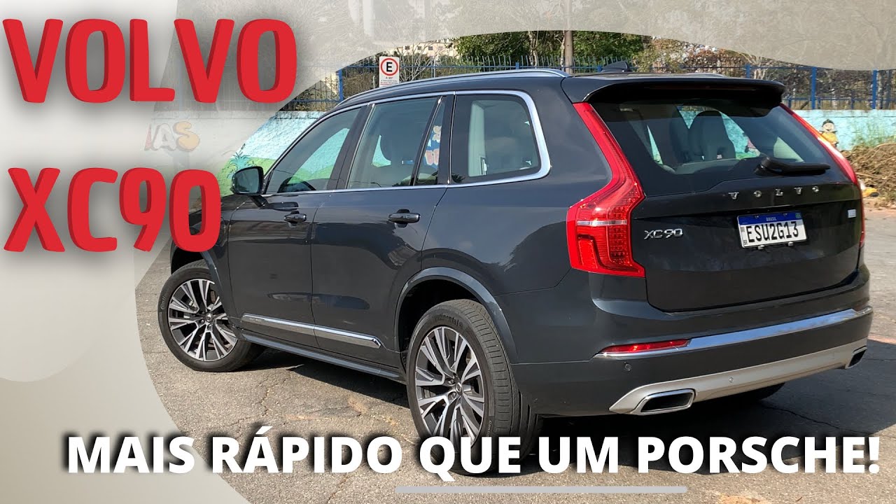 VOLVO XC90 . CORRE MAIS QUE PORSCHE, Dirige sozinho e é econômico! PURO ...