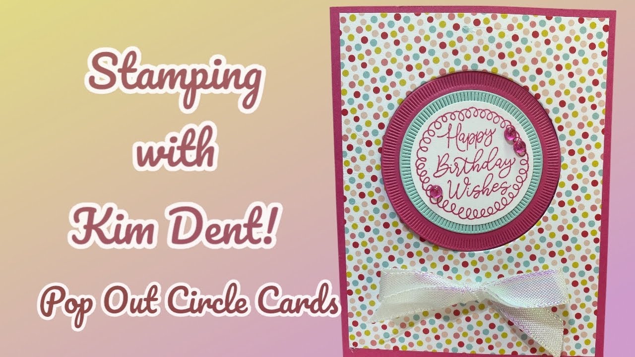 Watch How Easy It Is To Make A Circle Pop Out Card! - YouTube