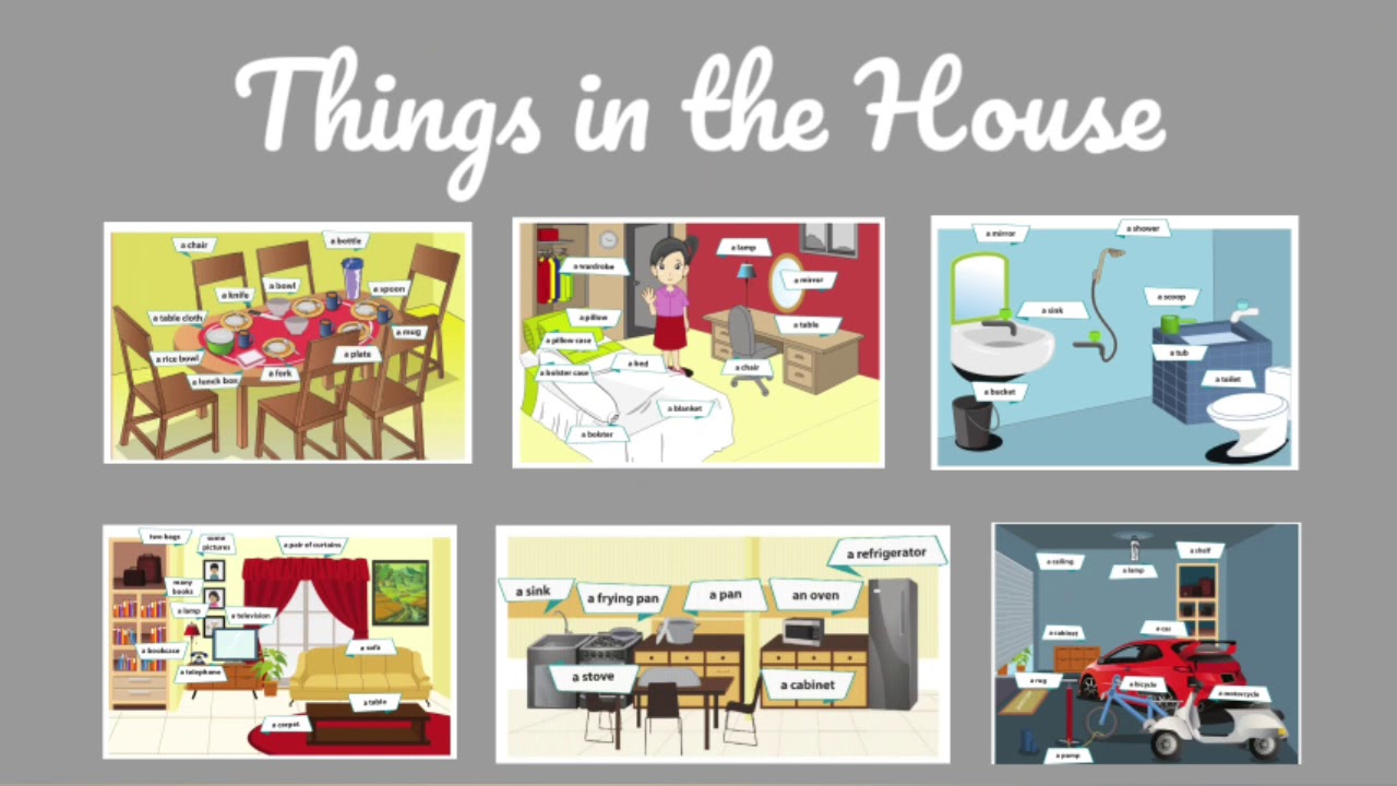 THINGS IN THE HOUSE (Kelas VII) - YouTube