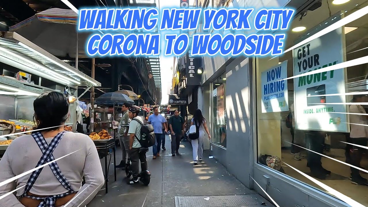 COME BACK HOME CORONA TO WOODSIDE IN NEW YORK CITY JUST WALKING 932024 ...