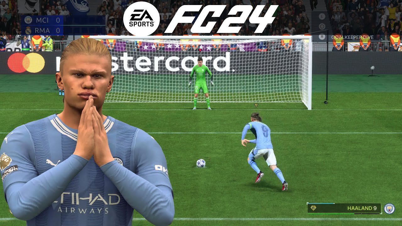 FC 24, UEFA CHAMPIONS LEAGUE FINAL, PENATY SHOOTOUT, Real Madrid vs ...