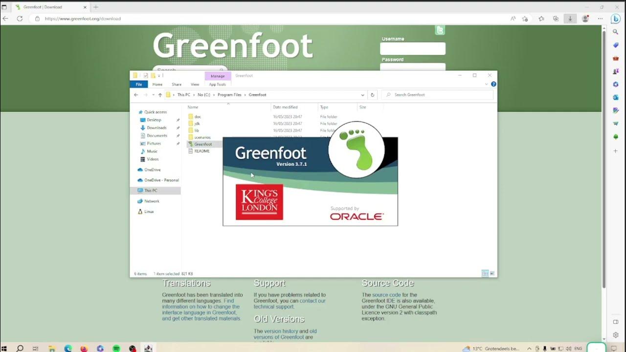 Greenfoot Installatie - YouTube