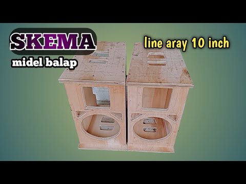 skema box line aray 10 inch single ! box line aray castum 10 inch ...