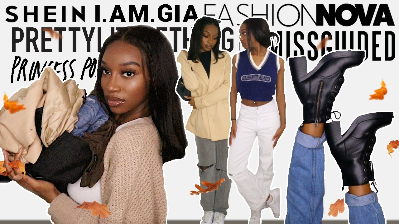 HUGE FALL TRY-ON CLOTHING HAUL + STYLING TIPS 2020! | COCO CHINELO ...