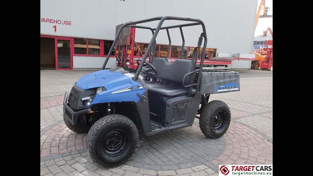 778072 POLARIS RANGER EV UTV 4x4 UTILITY VEHICLE ELECTRIC 2012 BLUE ...
