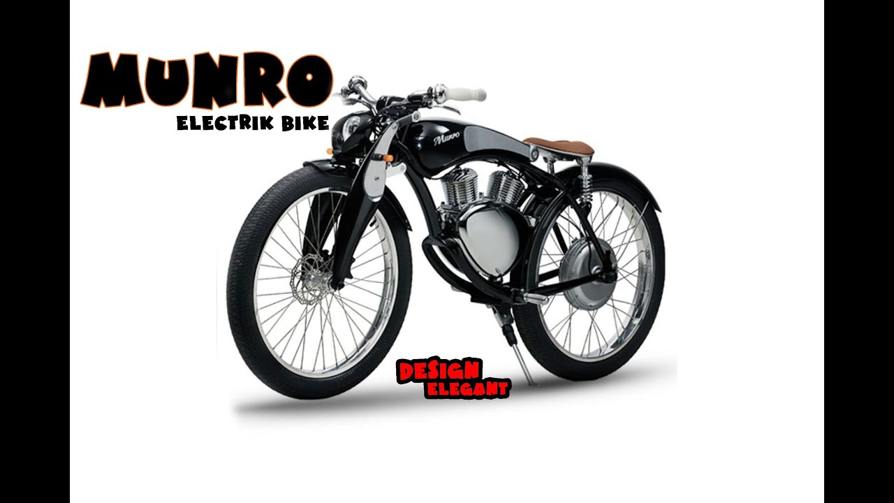 Ready stock brother [MUNRO] electrik bike - YouTube