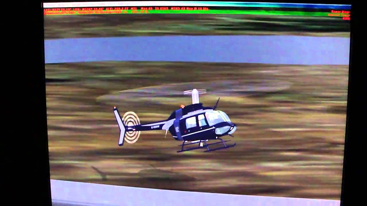 Model autorotation in Dodosim 206 FSX - YouTube