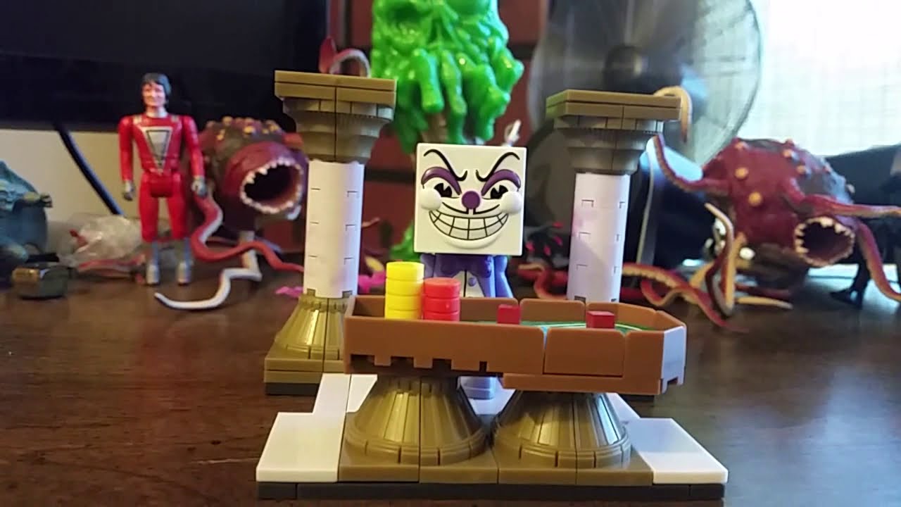 McFarlane Cuphead Devious Dice Construction Set - YouTube