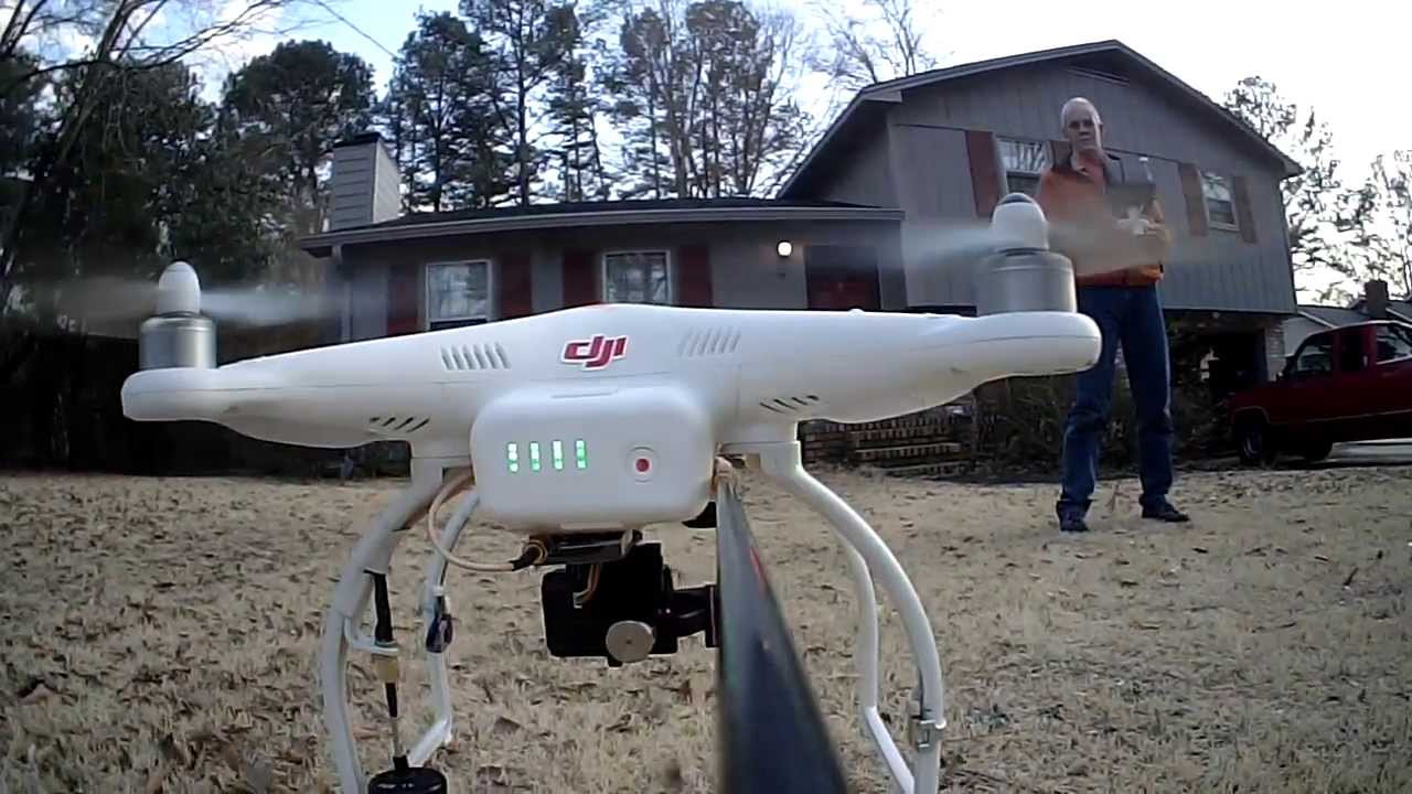 Boom test with DJI Phantom 2 & 808 #16 Key chain Cam - YouTube