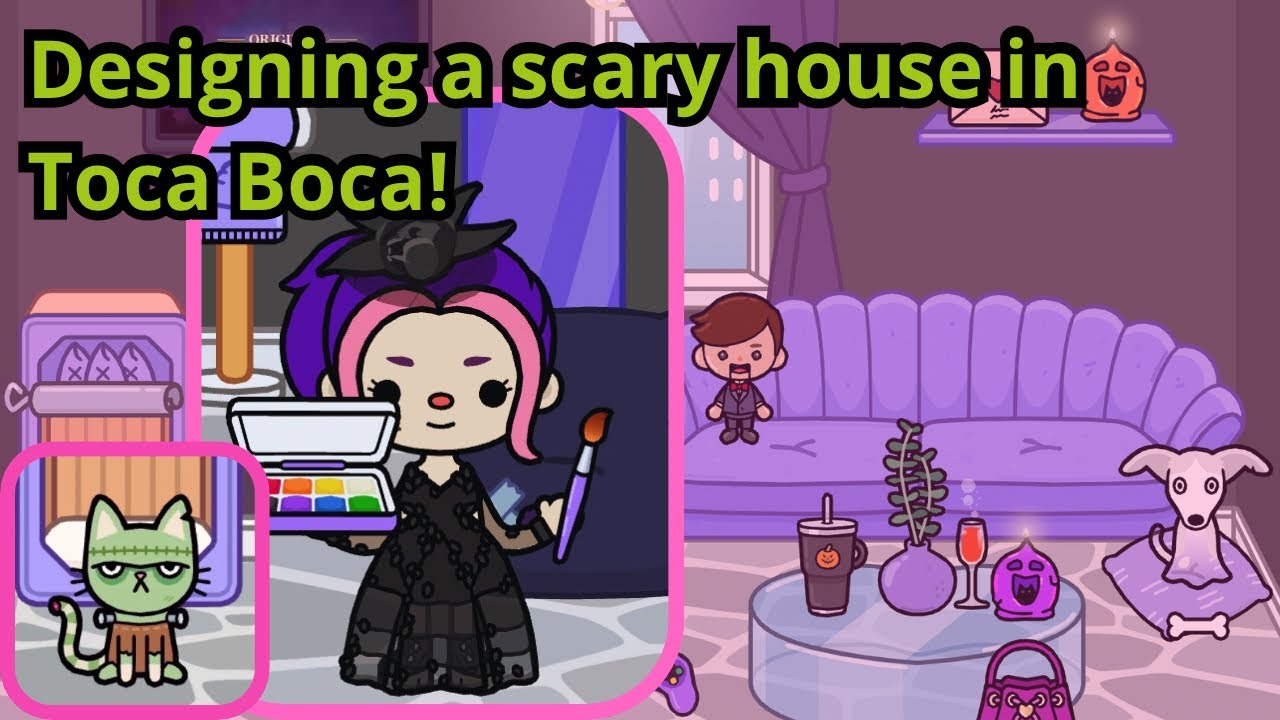 I designed a scary house in Toca Boca! 🎃 - YouTube