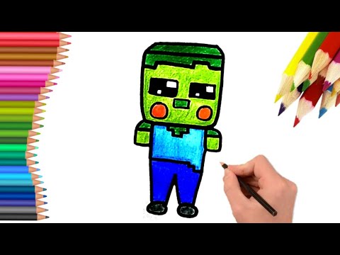 COMO DESENHAR MINECRAFT - HOW TO DRAW MINECRAFT -COMMENT DESSINER ...